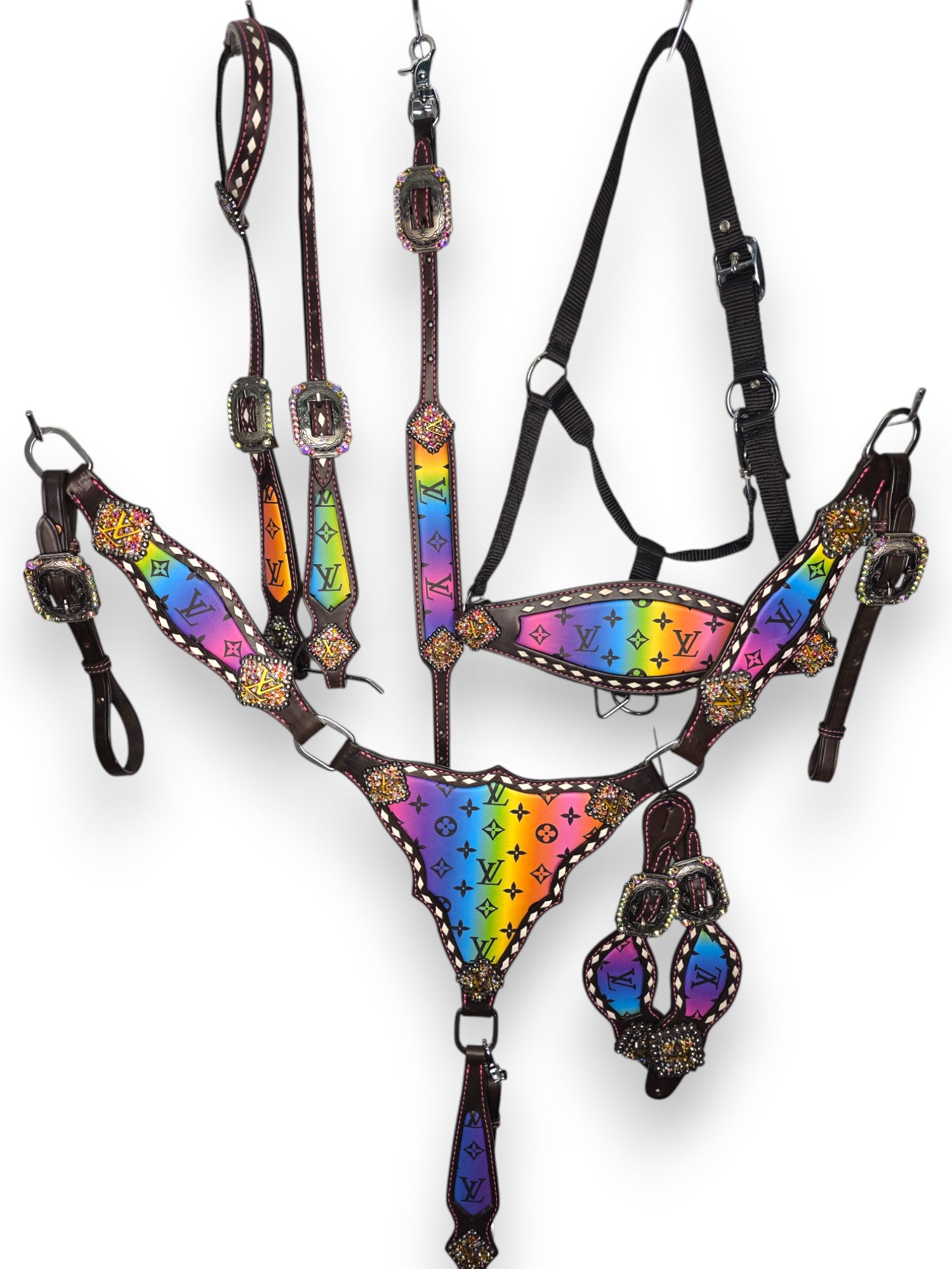 “Prism Luxe” Designer-Inspired Tack Set – Bling and Speed