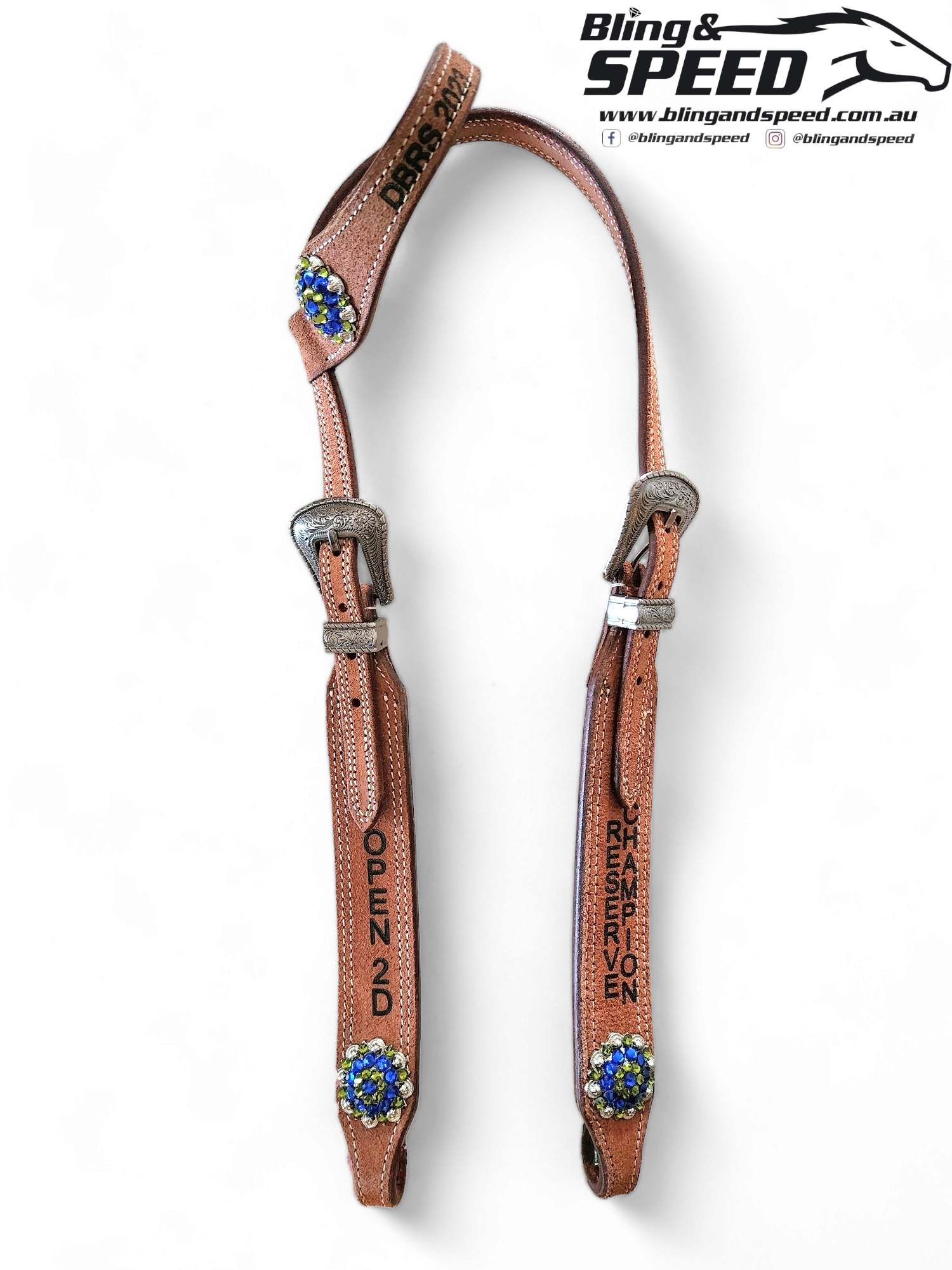 Trophy Headstalls – Bling and Speed