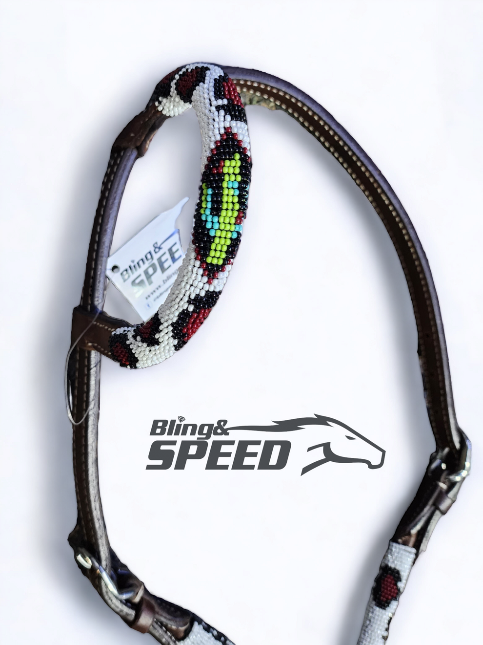 Beaded One Ear Bridle - Various Designs – Bling and Speed