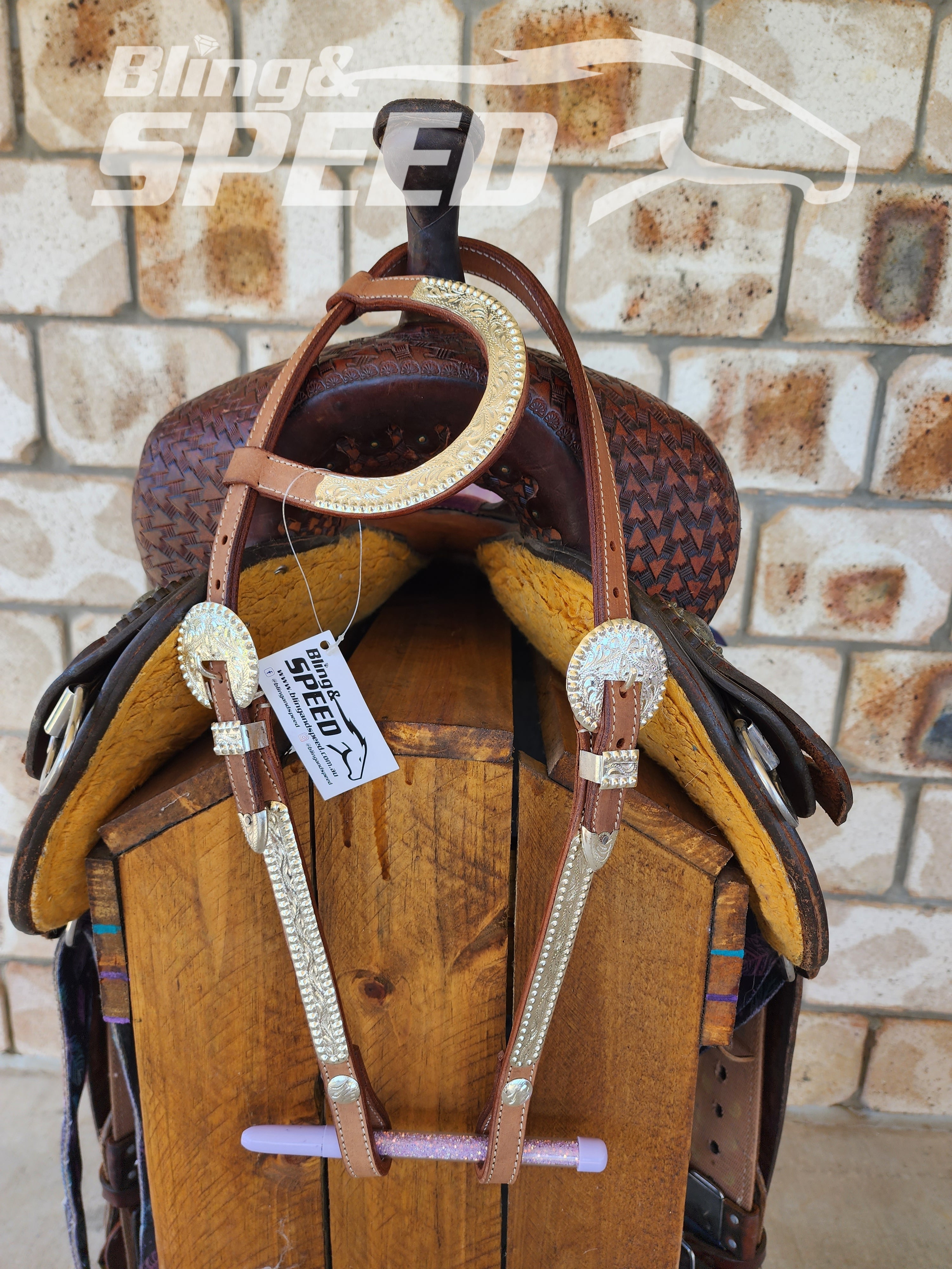 Bling & Speed Silver One Ear Bridle #1 – Bling and Speed