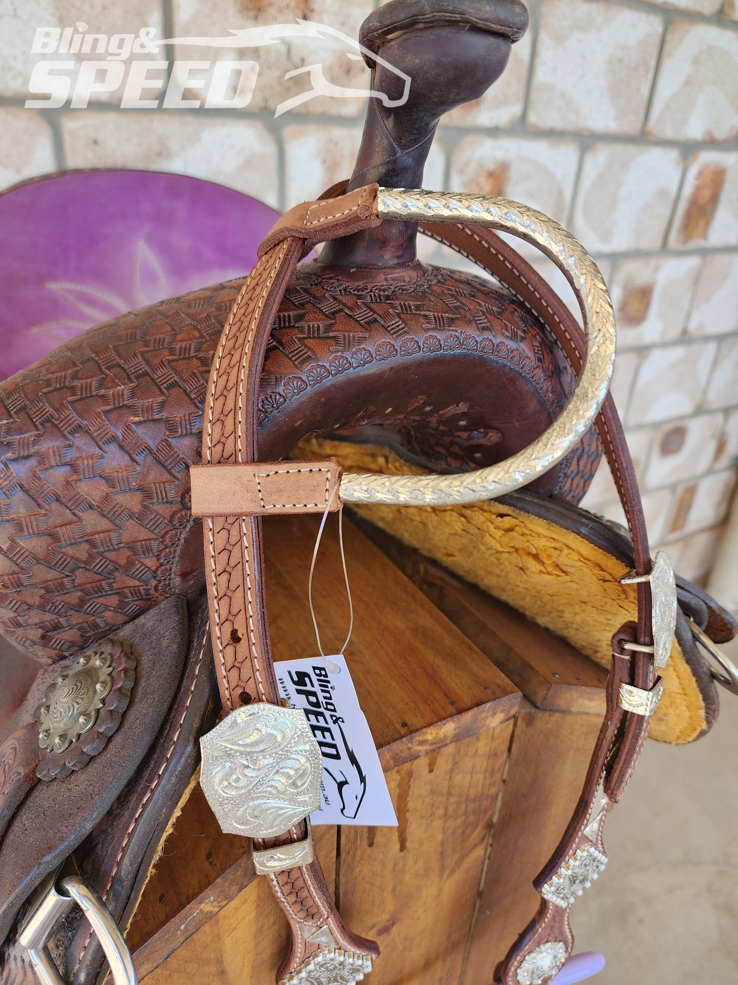 Bling & Speed Silver One Ear Bridle #2 – Bling and Speed